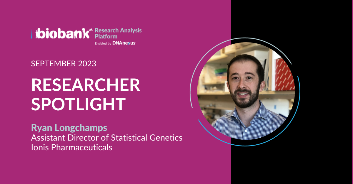 UK Biobank RAP Researcher Spotlight: September 2023 UK Biobank RAP Researcher Spotlight: September 2023